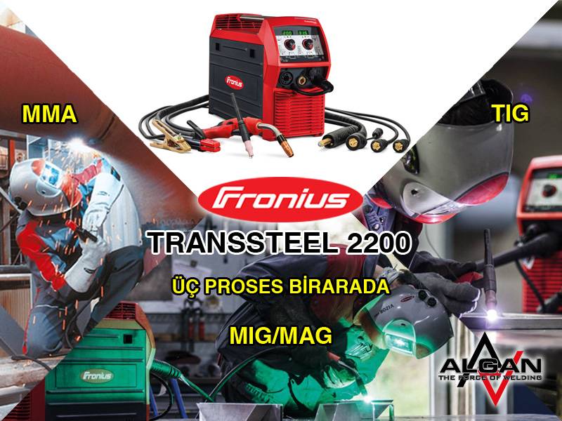 Fronius TransSteel 2200 - Üç Kaynak Prosesi Birarada